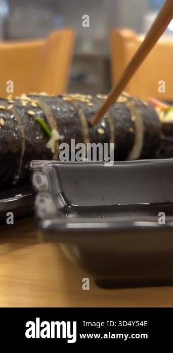 Salmon Sushi sake maki is a Japanese specialty that uses fresh raw fish ...