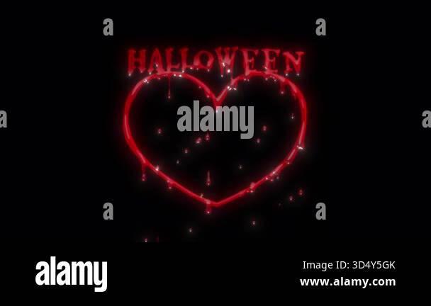 Halloween Twitch overlay frame with dripping blood effect on a ...