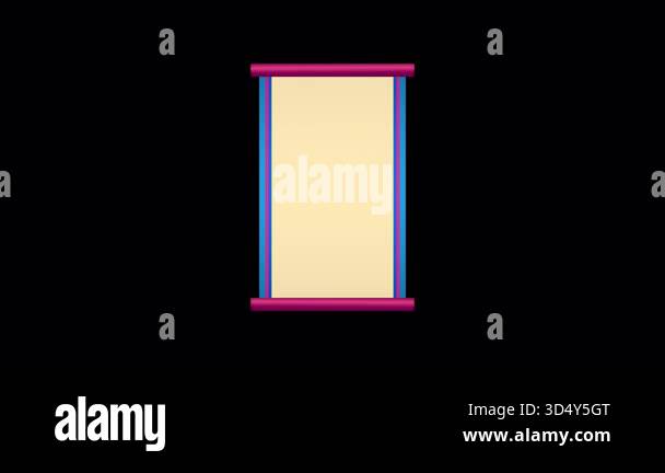 Scrolls Unroll. Unrolling scrolls Video. Old paper scroll texture ...