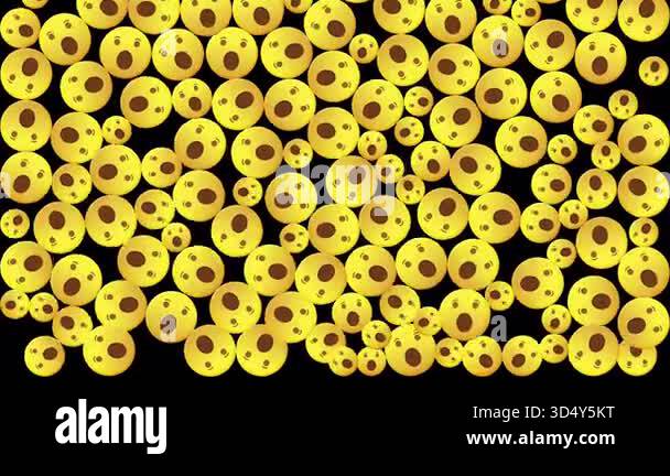 Icons falling animation on transparent background repeated icons ...