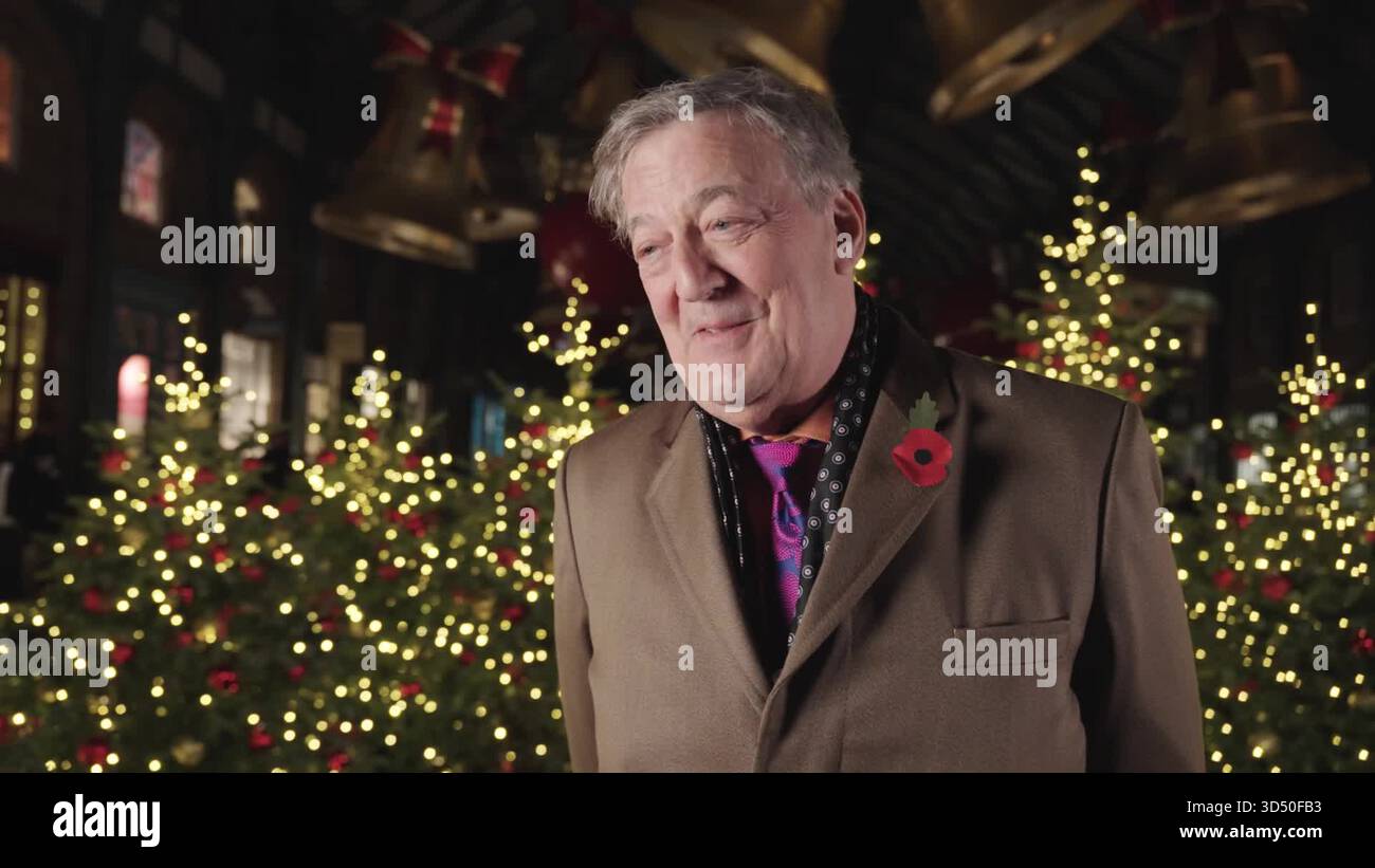 Hayley Atwell switches on the Covent Garden Christmas Lights Stock ...