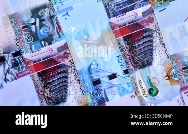 Kuwait paper money, dinar banknotes as currency for exchange or travel ...