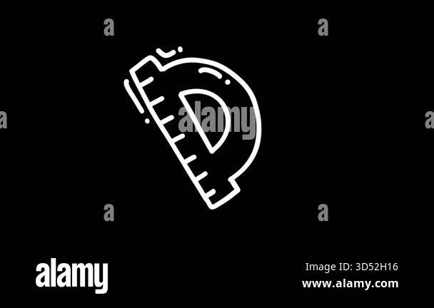 Abstract design featuring a stylized ruler symbolizing precision and ...