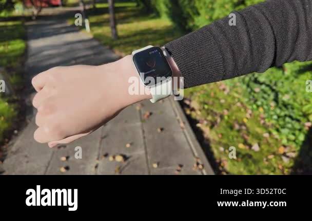Poznan, Poland - September 24, 2025: Detailed view of a person's wrist ...