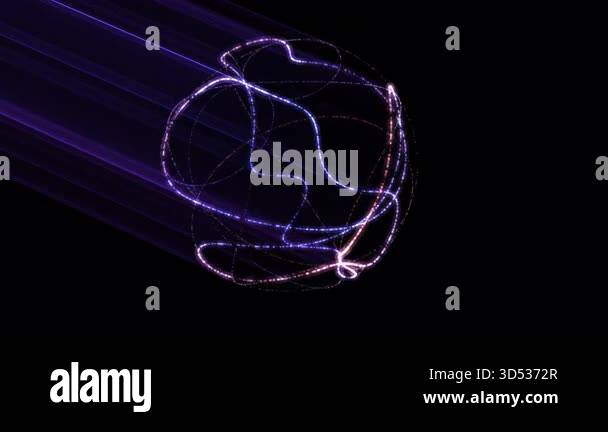 metamorphose of glowing sphere surface, spherical ondulation, abstract ...