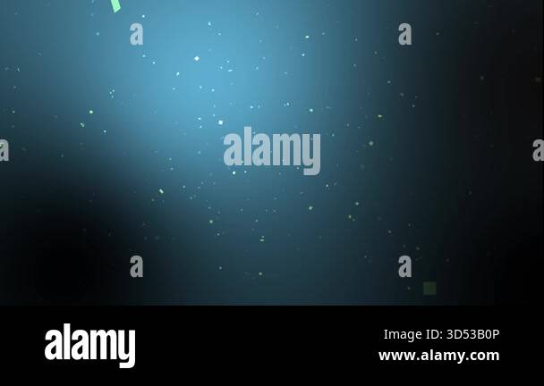 Abstract blue background with subtle glowing particles and light ...