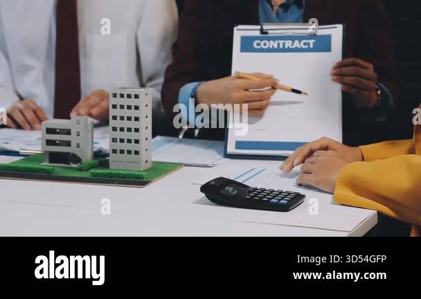 Business people signing contract shaking Stock Videos & Footage - HD ...