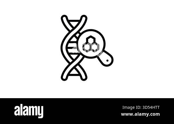 Dna research icon outline Stock Videos & Footage - HD and 4K Video ...