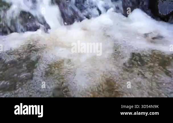 clear and fresh river water flow Stock Video Footage - Alamy
