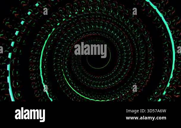 Psychedelic Abstract Vj Neon Background Stock Video Footage Alamy