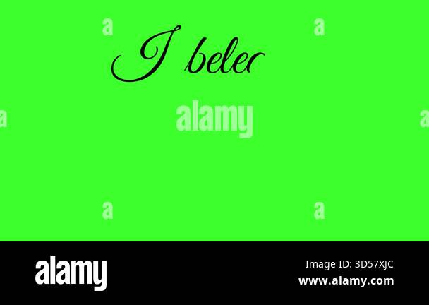 Handwriting Christmas text message animation green screen Stock Video ...