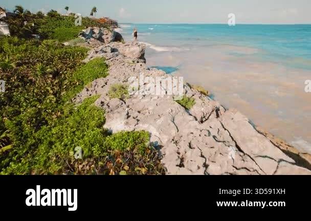Person standing lookout overlooking Stock Videos & Footage - HD and 4K ...