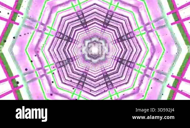 Tunnel video loop features vibrant colors and seamless motion for an ...