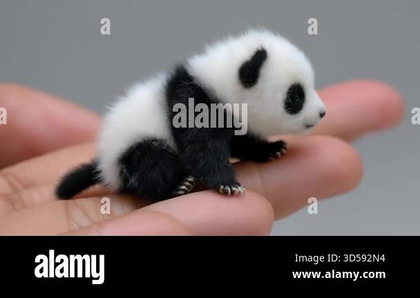 tiny panda animal, wildlife and fauna Stock Video Footage - Alamy