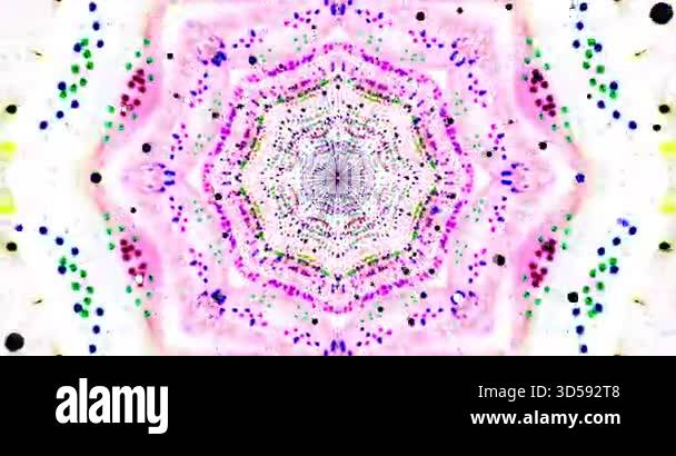 Dynamic tunnel video loop creates a vibrant and mesmerizing screensaver ...