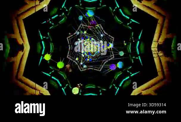 Mesmerizing tunnel video vj loop for seamless entertainment and ...