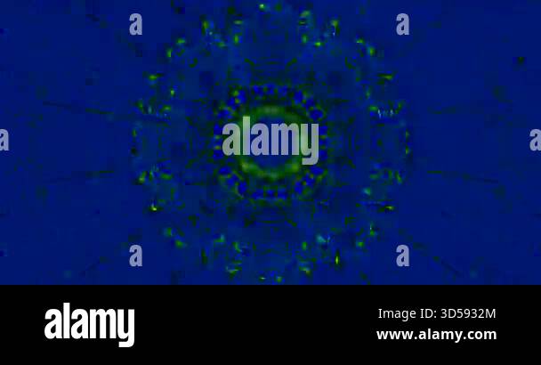 Tunnel video vj loop screensaver creating vibrant colors and patterns ...