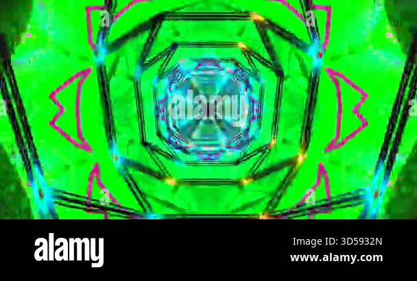 Vibrant tunnel video vj loop screensaver with seamless motion and ...