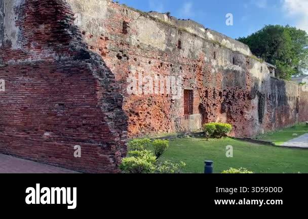 Historic walls of Fort Zeelandia(Anping Fort) in Tainan, Taiwan ...