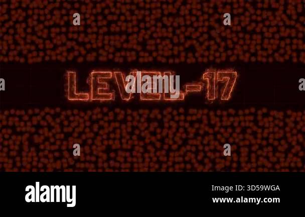 Dynamic Text Level Animation with CC Ball Action Effect on Black ...
