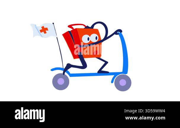 First aid kit with pills animation-health care concept Stock Video ...