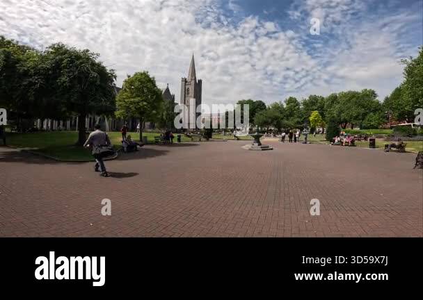 DUBLIN, IRELAND - JULY 16, 2025: St. Patrick was raised to Cathedral ...