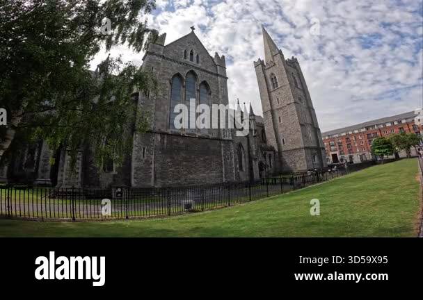 DUBLIN, IRELAND - JULY 16, 2025: St. Patrick was raised to Cathedral ...