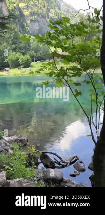 Crystal-clear Blausee lake in Switzerland, where the water is so ...
