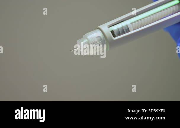 Semaglutide medication pen injector. GLP-1 drug to treat type 2 ...