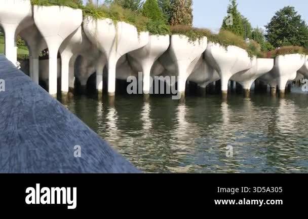 New York City Little Island pier park, oasis in Manhattan Midtown ...