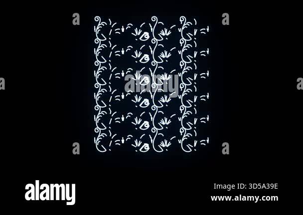 Beautiful flower animation video and luxury floral design Stock Video ...