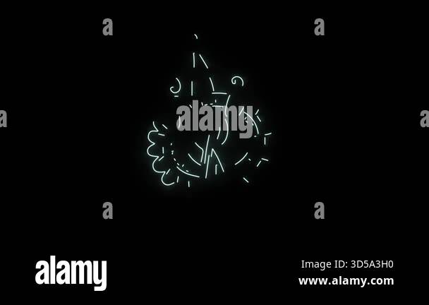 Beautiful flower animation video and luxury floral design Stock Video ...