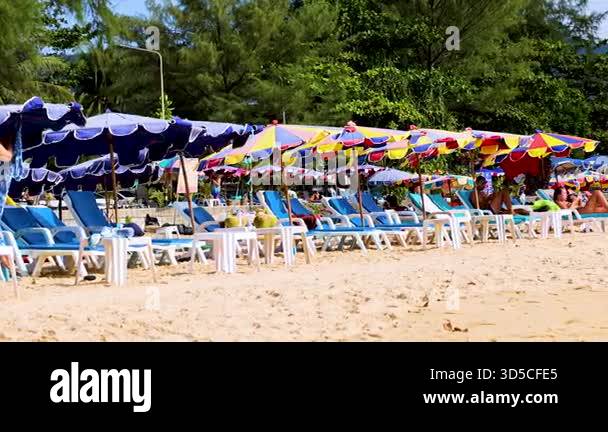 Sunbathers sunbathing on beach Stock Videos & Footage - HD and 4K Video ...