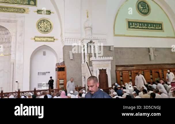 Medina, Saudi Arabia, June 27 2024: The Quba Mosque, thought to be the ...