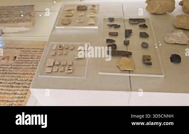 Cairo, Egypt, October 6 2024: Monuments inside The National Museum of ...