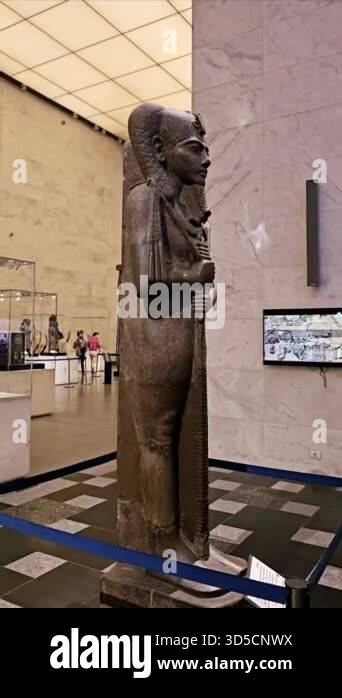 Cairo, Egypt, October 6 2024: Monuments inside The National Museum of ...