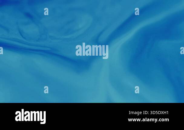 Ink flow. Stream art. Blur blue white colorful acrylic paint in water ...