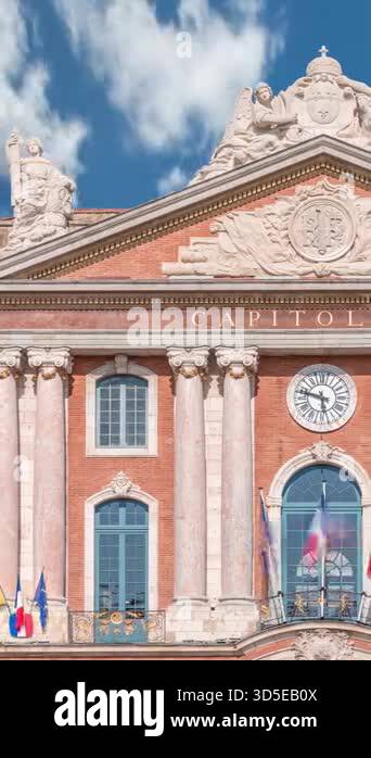 The Capitole de Toulouse timelapse showcases the historic city hall and ...