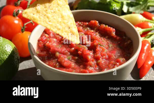 Woman eating salsa dip Stock Videos & Footage - HD and 4K Video Clips ...