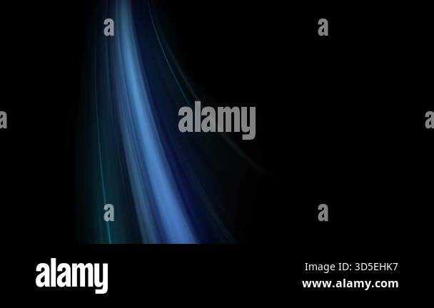 Colored air flow moving increasing towards the end. Animation of air ...