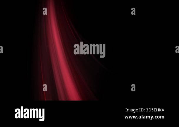 Colored air flow moving increasing towards the end. Animation of air ...