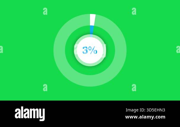 5 percent number circle pie diagram chart animated. Pie chart animated ...