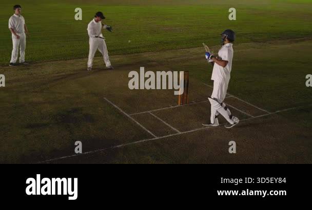 Delivery sparking Indian batsman missing on cricket pitch keeper ...