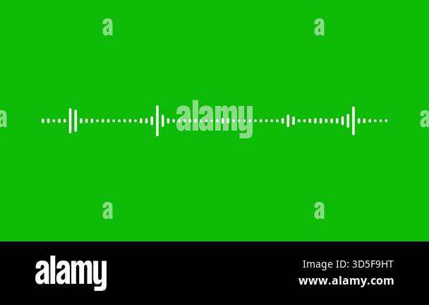 Dynamic white audio spectrum visualizer animation displaying sound ...