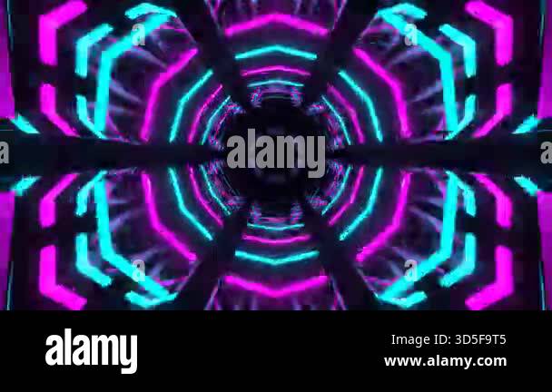 Exciting VJ loop on an abstract background with smooth flowing images ...