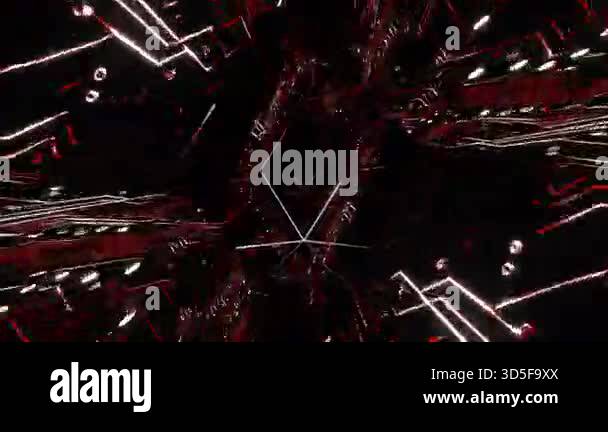 Exciting VJ loop on an abstract background with smooth flowing images ...