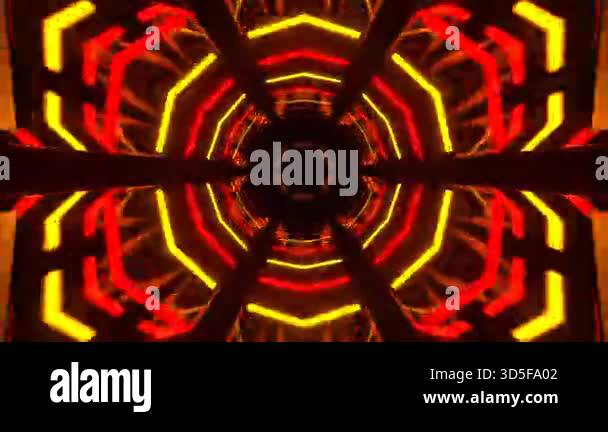 Exciting VJ loop on an abstract background with smooth flowing images ...