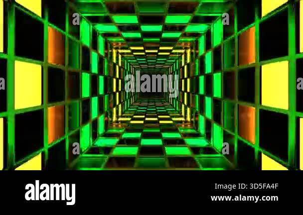 Exciting VJ loop on an abstract background with smooth flowing images ...