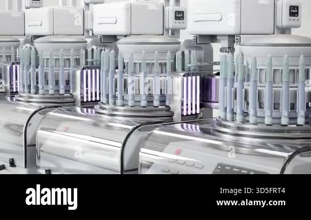 Medicine emaciation Insulin Injection Pens on Conveyor Line at Modern ...