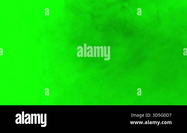 Realistic Rising Fog Smoke Cloud Animation isolated on green screen ...